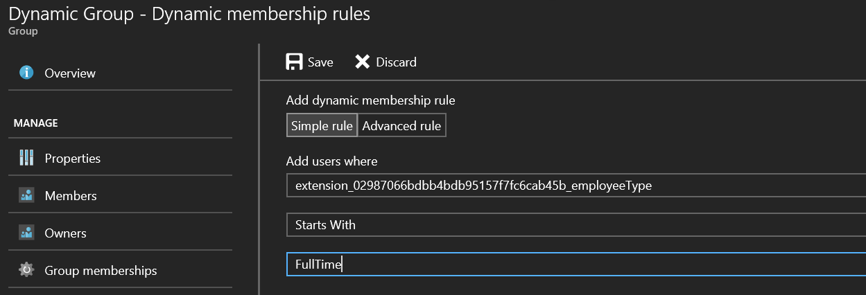 Azure AD Dynamic Group Membership on Custom attributes Azure AD Dynamic Group Membership on Custom attributes