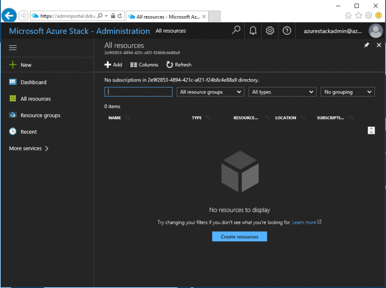 Azure Stack Development Kit – Rebooting ADFS mode
